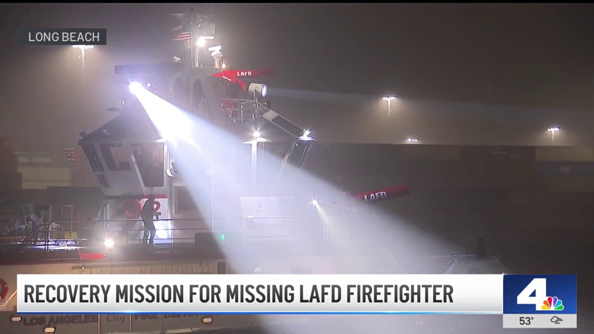 Recover mission underway for LAFD firefighter missing after diving in ...