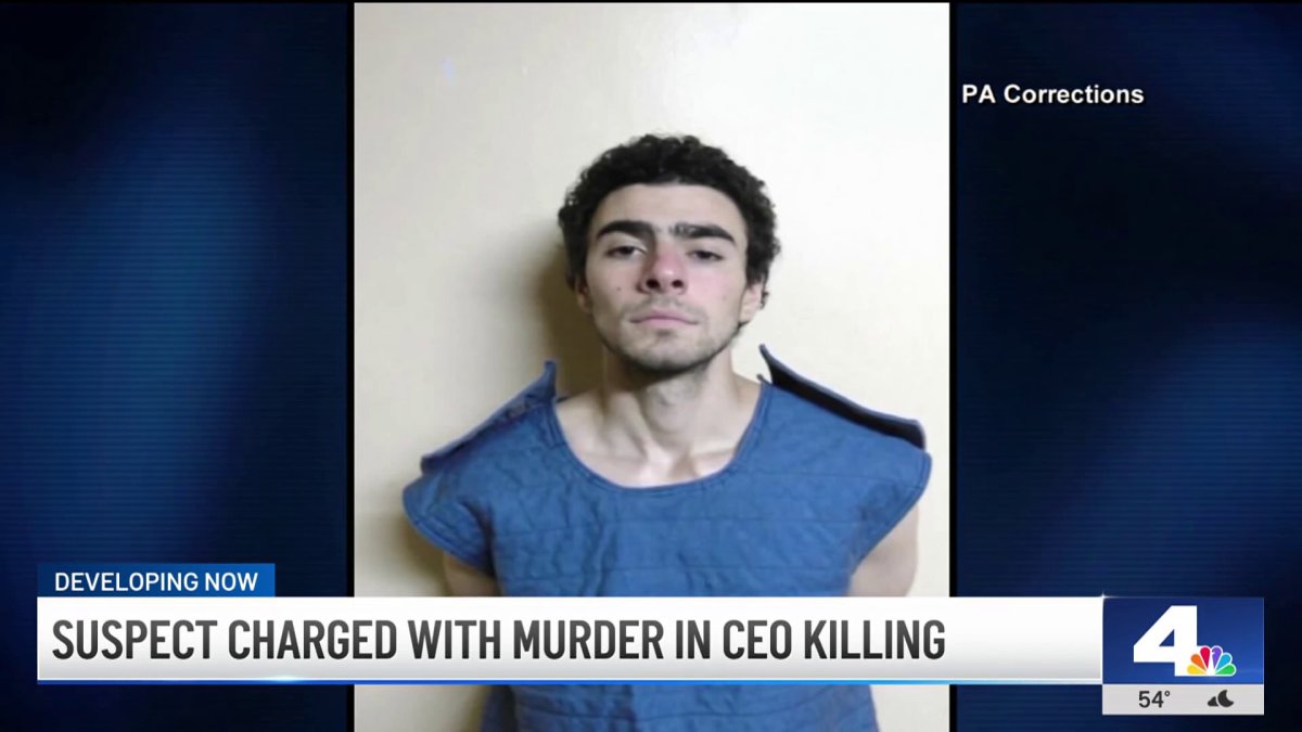 Suspect charged with murder in CEO killing – NBC Los Angeles