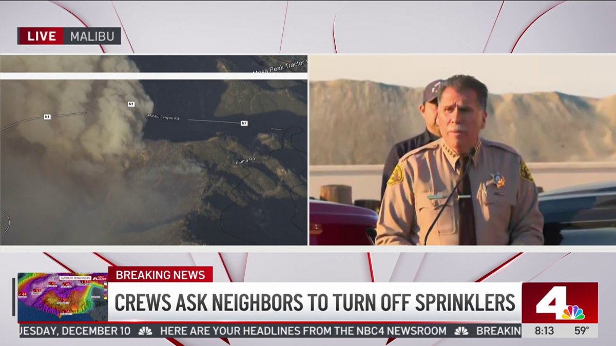LA County Sheriff Robert Luna addresses LASD response to Franklin Fire ...