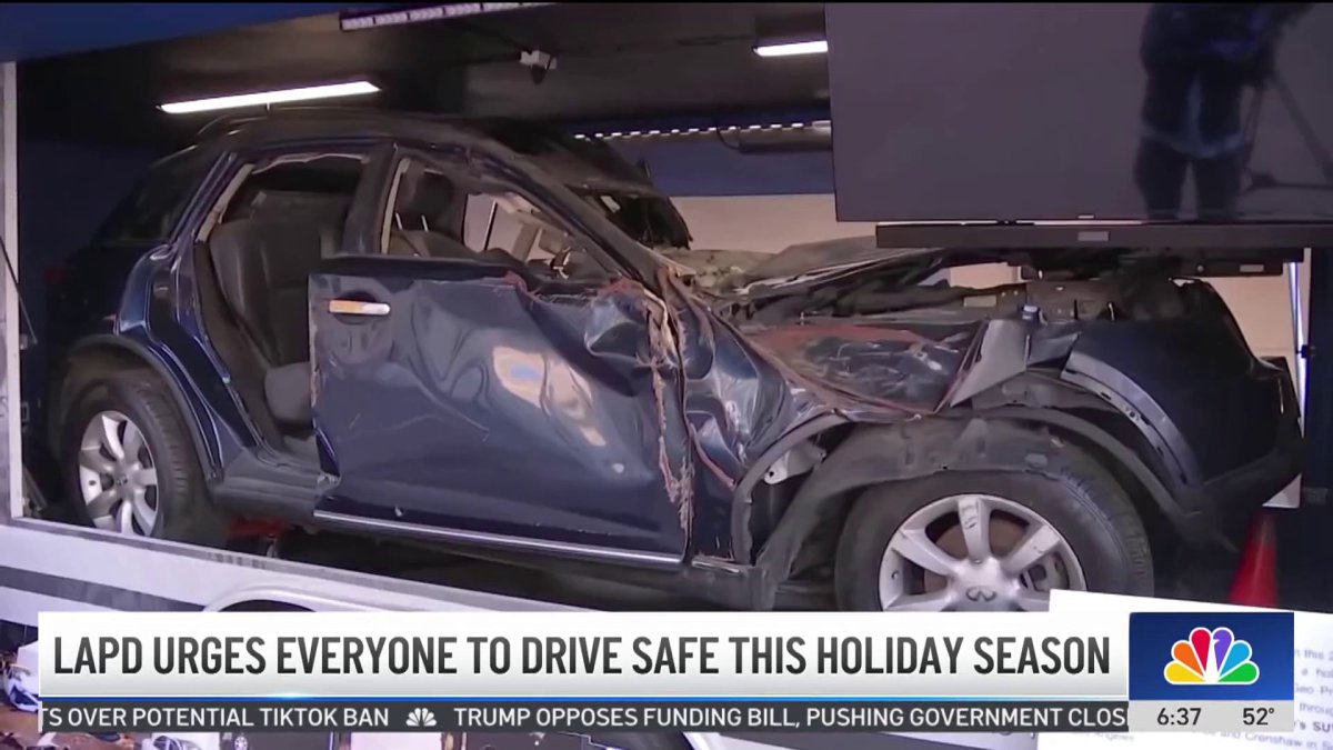 LAPD urges everyone to drive safe this holiday season – NBC Los Angeles