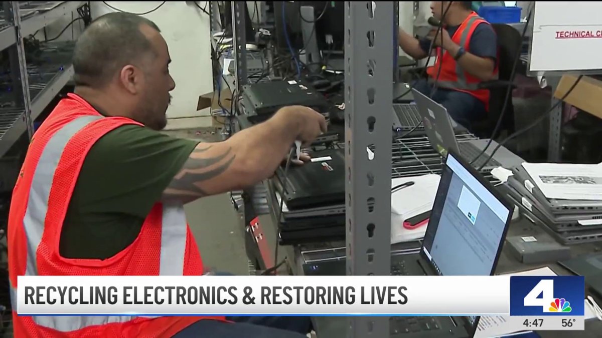 Homeboy Industries’ recycling plant gives second chance to electronics ...