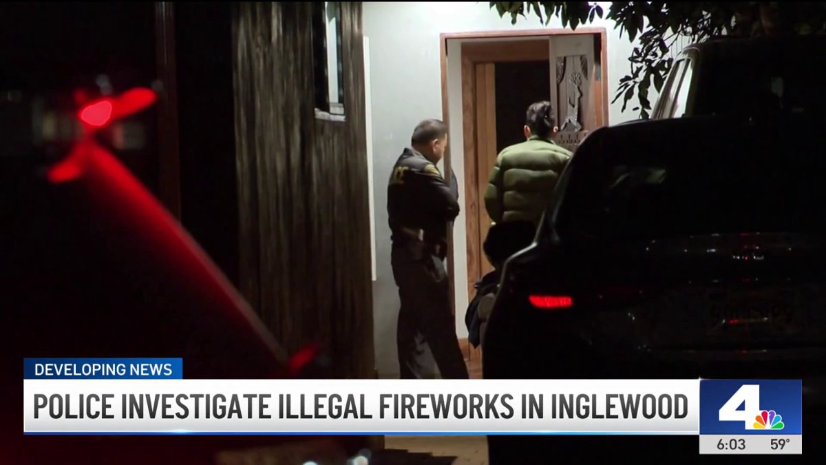 Police investigate illegal fireworks being set off in Inglewood – NBC Los Angeles