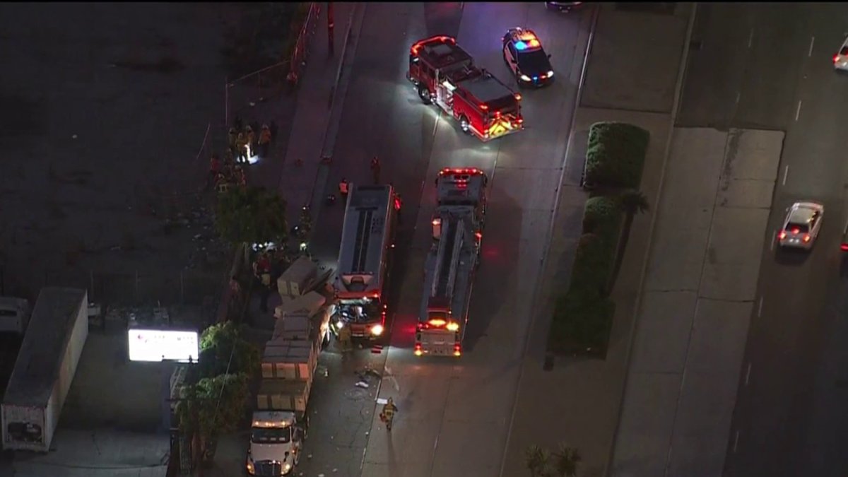 Several people injured after bus crashes into semi-truck in South El ...