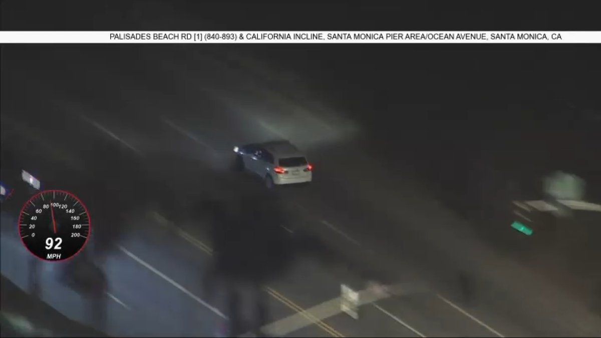 Police call off chase of high-speed driver in West LA – NBC Los Angeles