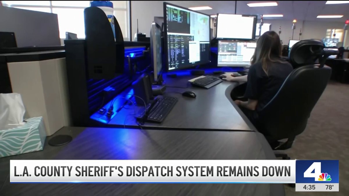 Portion of LA County sheriff’s dispatch system remains down – NBC Los ...