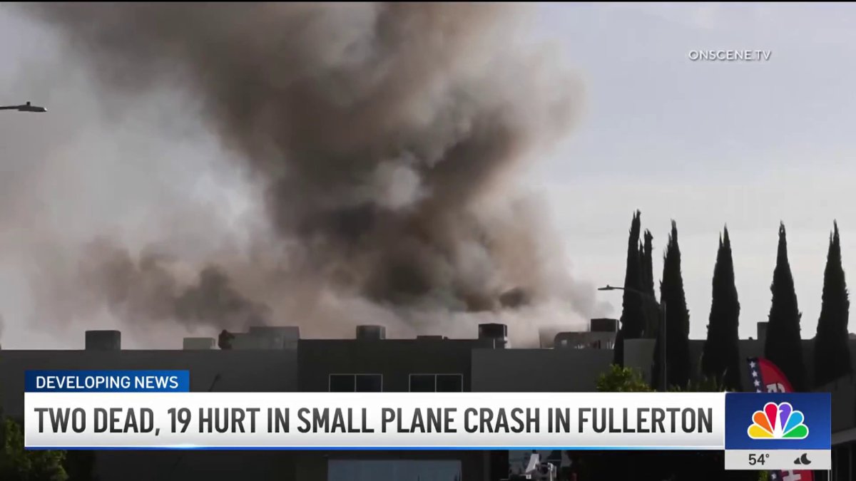 2 dead, 19 injured in fiery small plane crash in Fullerton – NBC Los ...