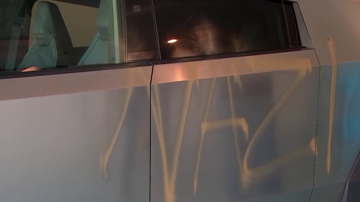 Tesla Cybertruck vandalized in Redwood City; owner claims Elon Musk was ...