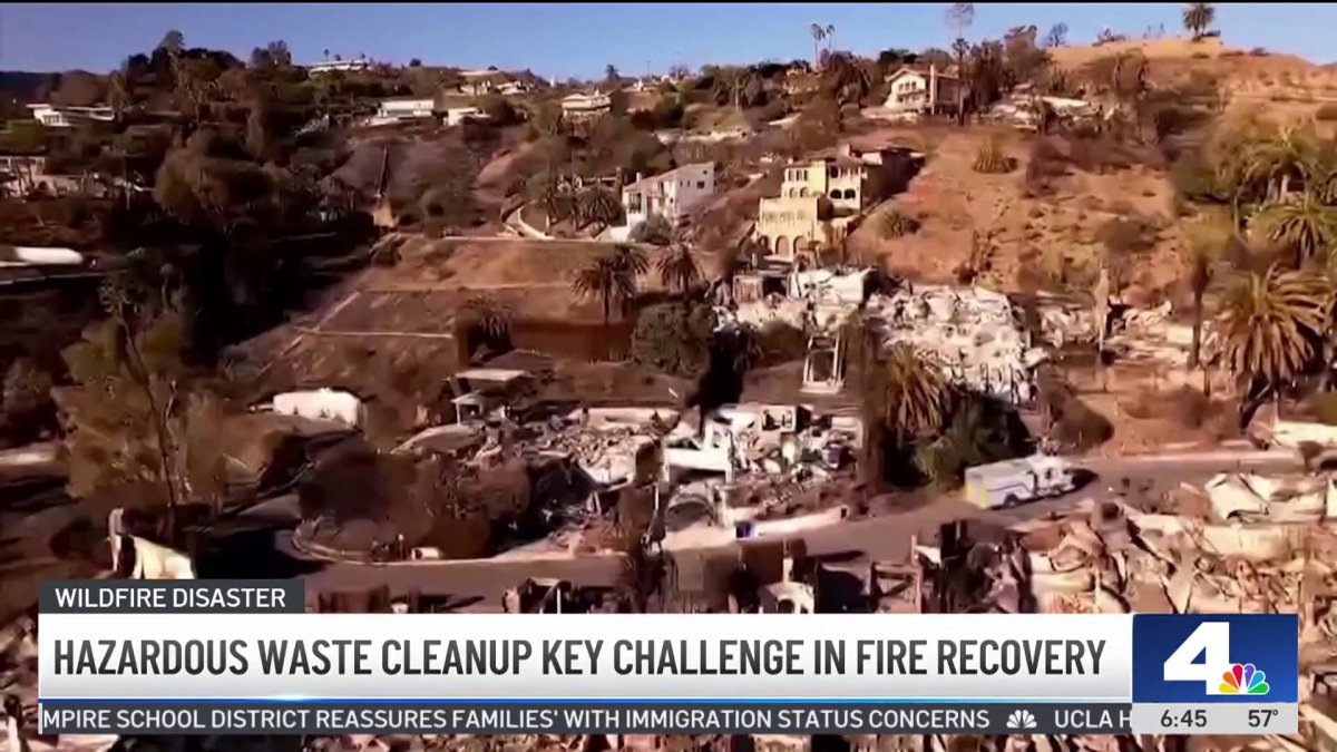 Wildfire cleanup crews face hazardous waste and toxic challenges – NBC ...