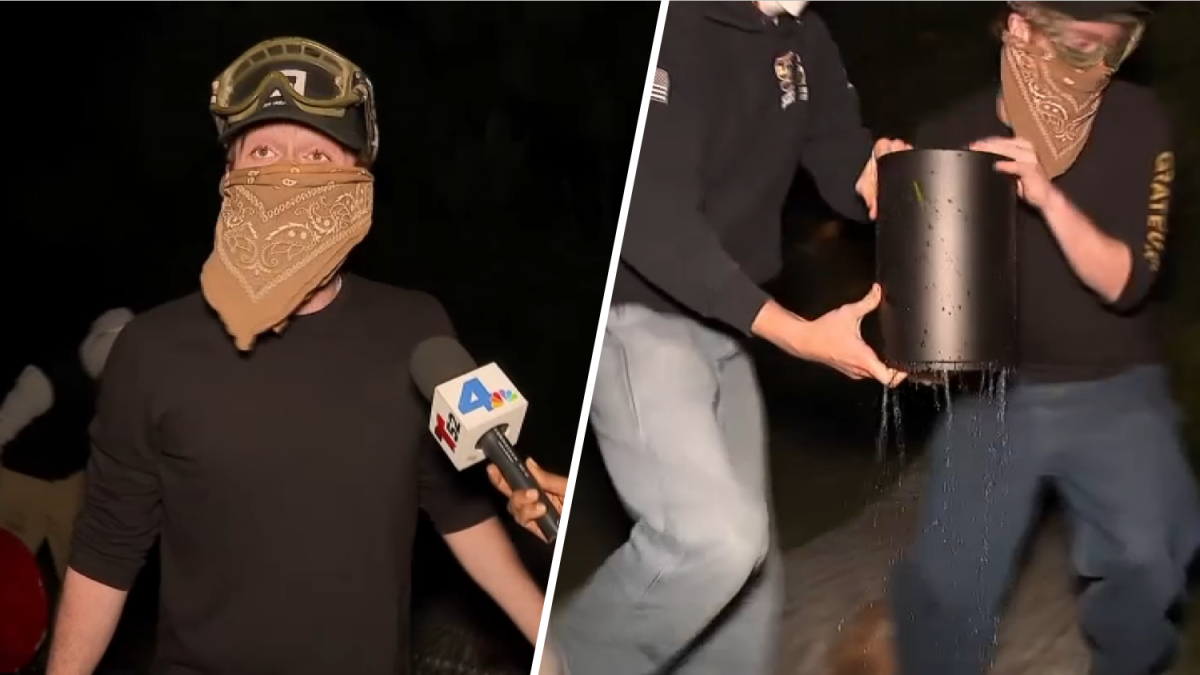 Man’s friends help him battle Palisades Fire hot spots from his home ...