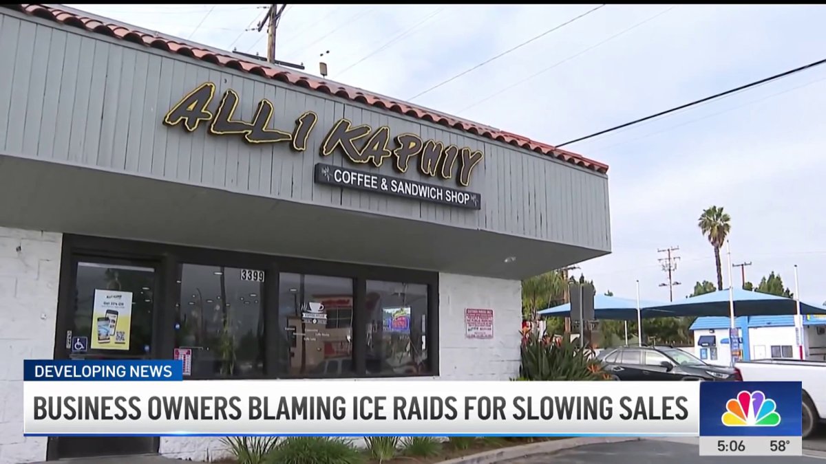 Long Beach business owners blame ICE raids for sales slump – NBC Los ...