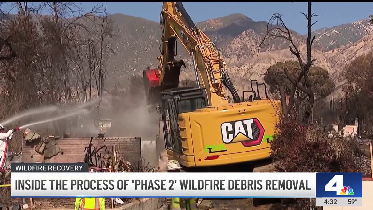 Phase two of Palisades and Eaton fire cleanup underway – NBC Los Angeles
