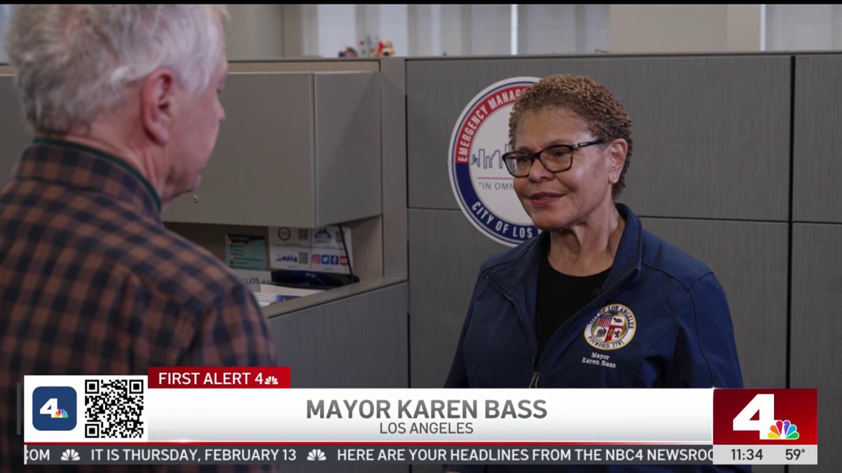 LA Mayor Bass speaks on her biggest concerns over February storm ...