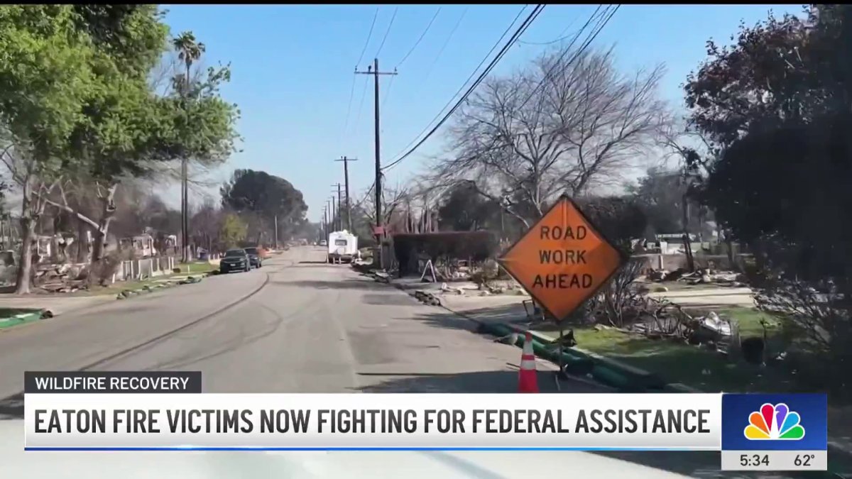 Eaton Fire victims now fighting for federal assistance – NBC Los Angeles