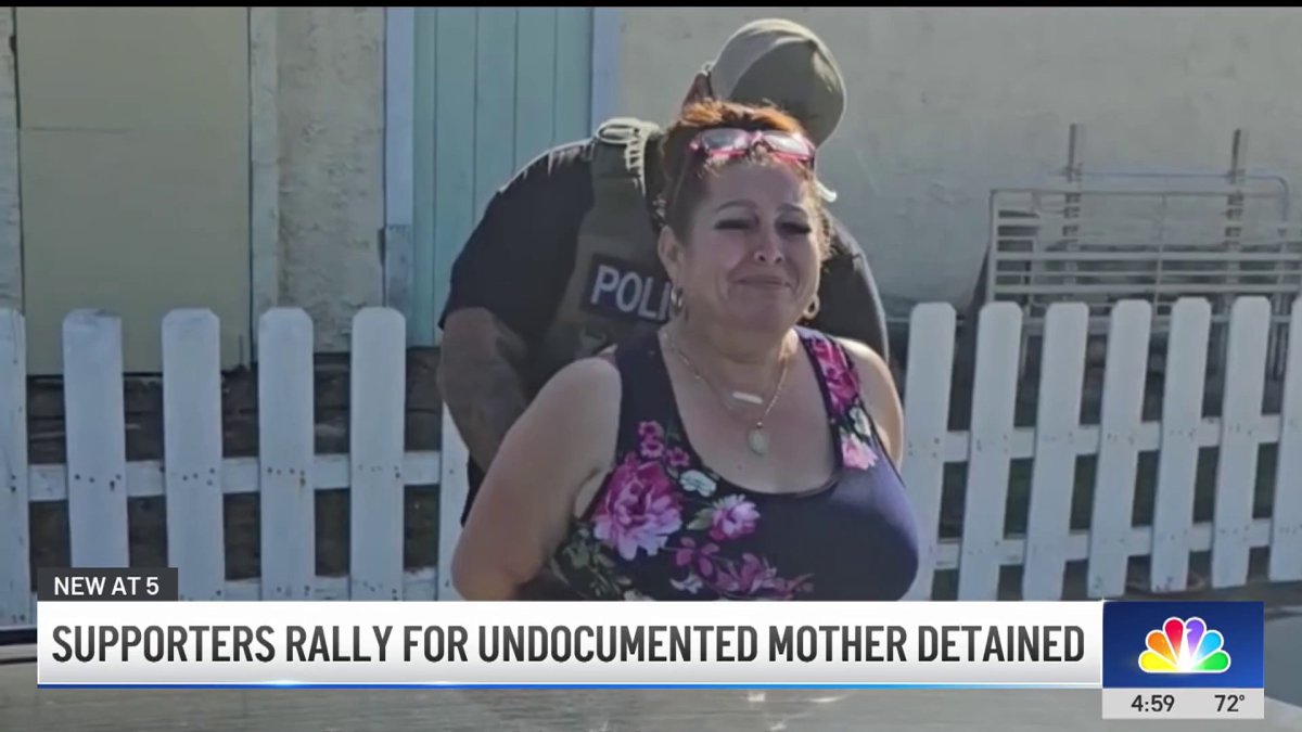 Supporters rally for undocumented El Monte mother detained by ICE – NBC ...