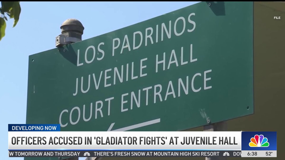 Officers accused in ‘gladiator fights’ at juvenile hall – NBC Los Angeles