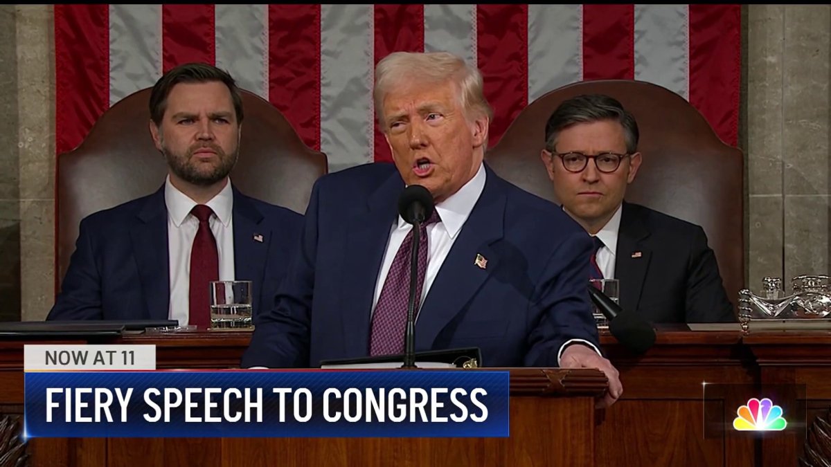 Trump delivers first speech to Congress since return to White House ...
