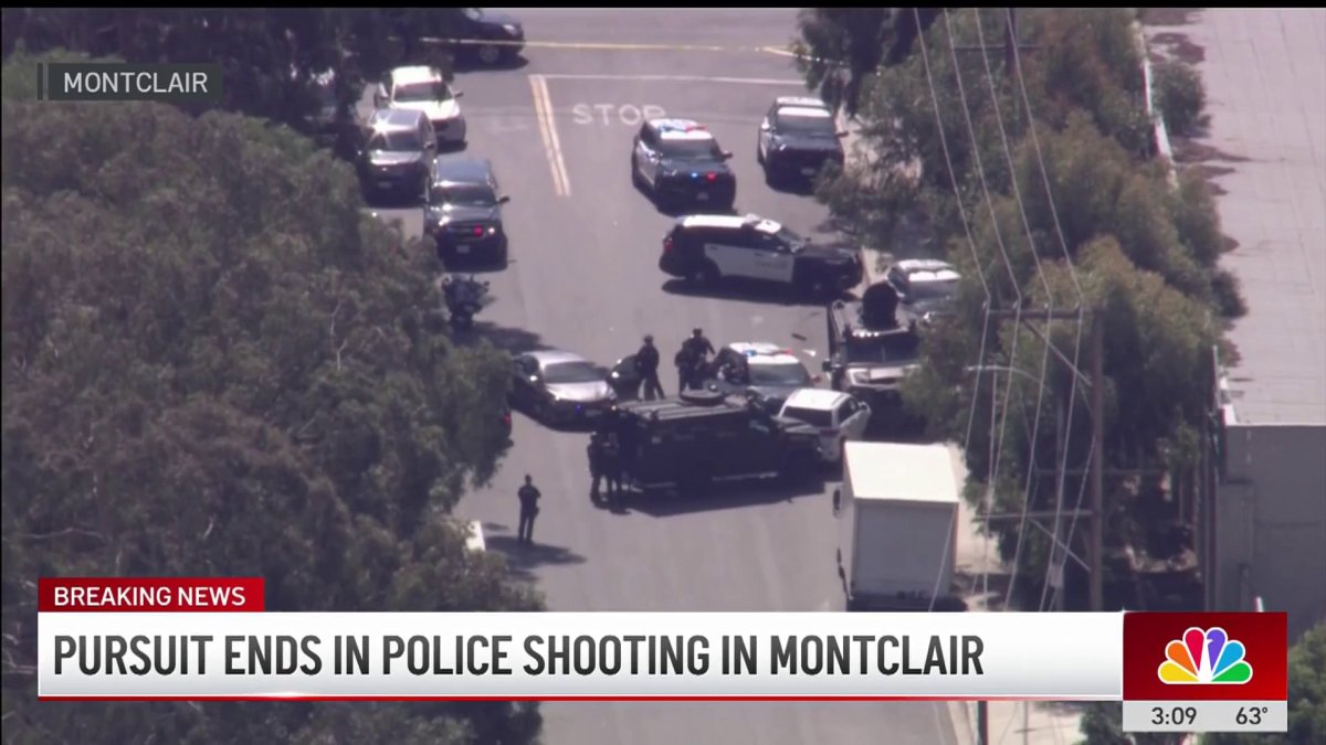 Chase ends in standoff and police shooting in Montclair – NBC Los Angeles