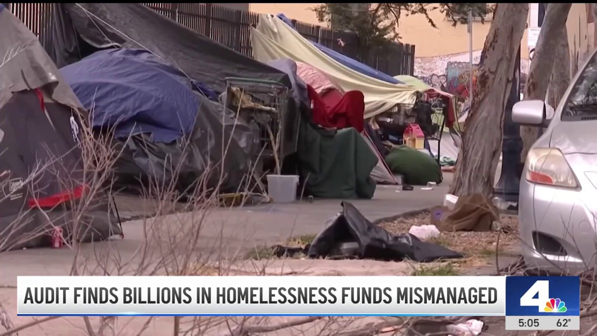 Audit Finds Billions In La Homelessness Funds Mismanaged Nbc Los Angeles