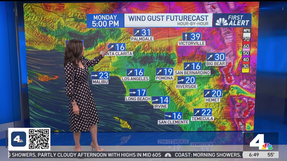 First Alert Forecast: Light rain – NBC Los Angeles