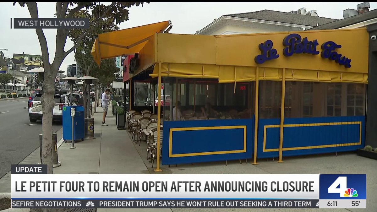 Le Petit Four to remain open after announcing closure – NBC Los Angeles
