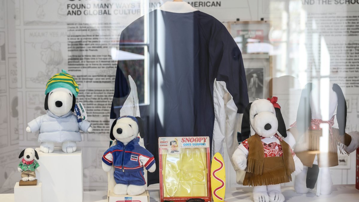 A new exhibition in Paris celebrates Snoopy’s style ahead of his 75th ...