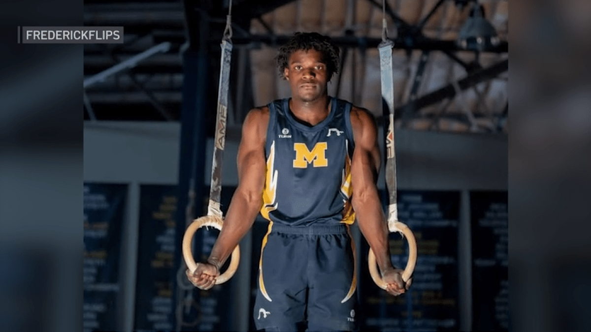 Frederick ‘Flips’ Richard redesigns gymnastics uniform – NBC Los Angeles