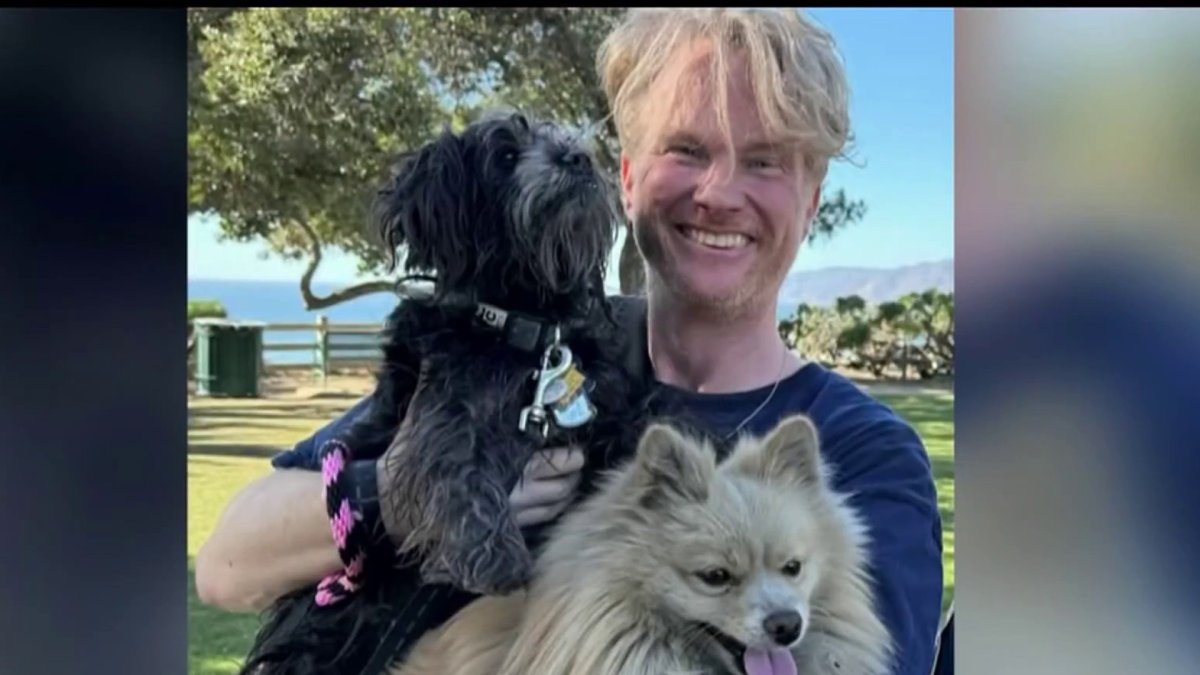 Viral video of man reuniting with dog after Palisades Fire helps inspire new state bill – NBC ...