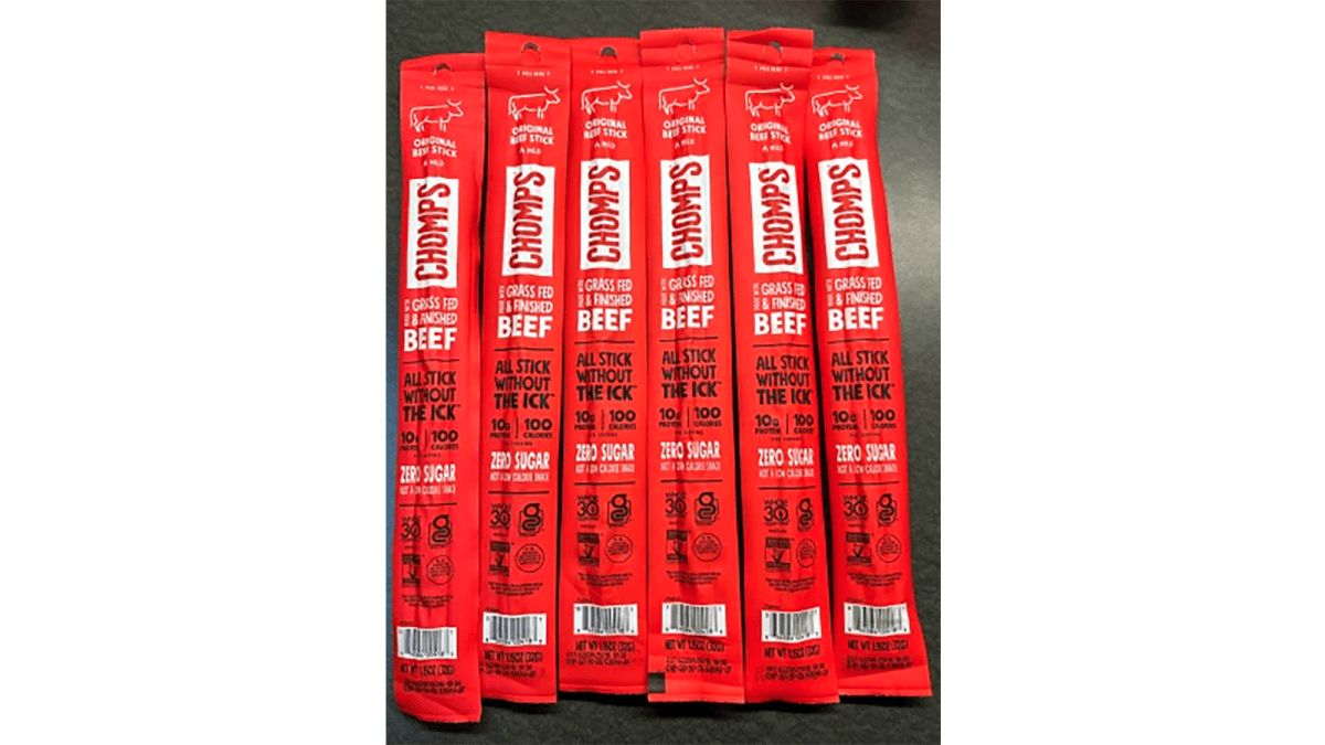 Nearly 30K pounds of Chomps Beef Sticks recalled after metal found ...