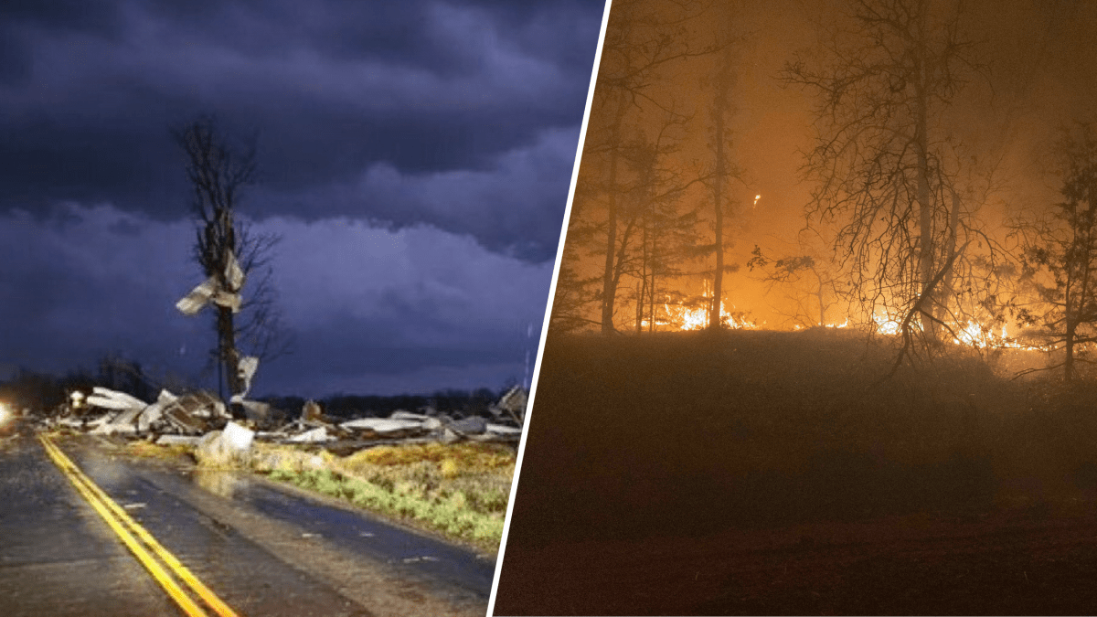 Massive storm across U.S. sparks tornadoes and fires – NBC Los Angeles