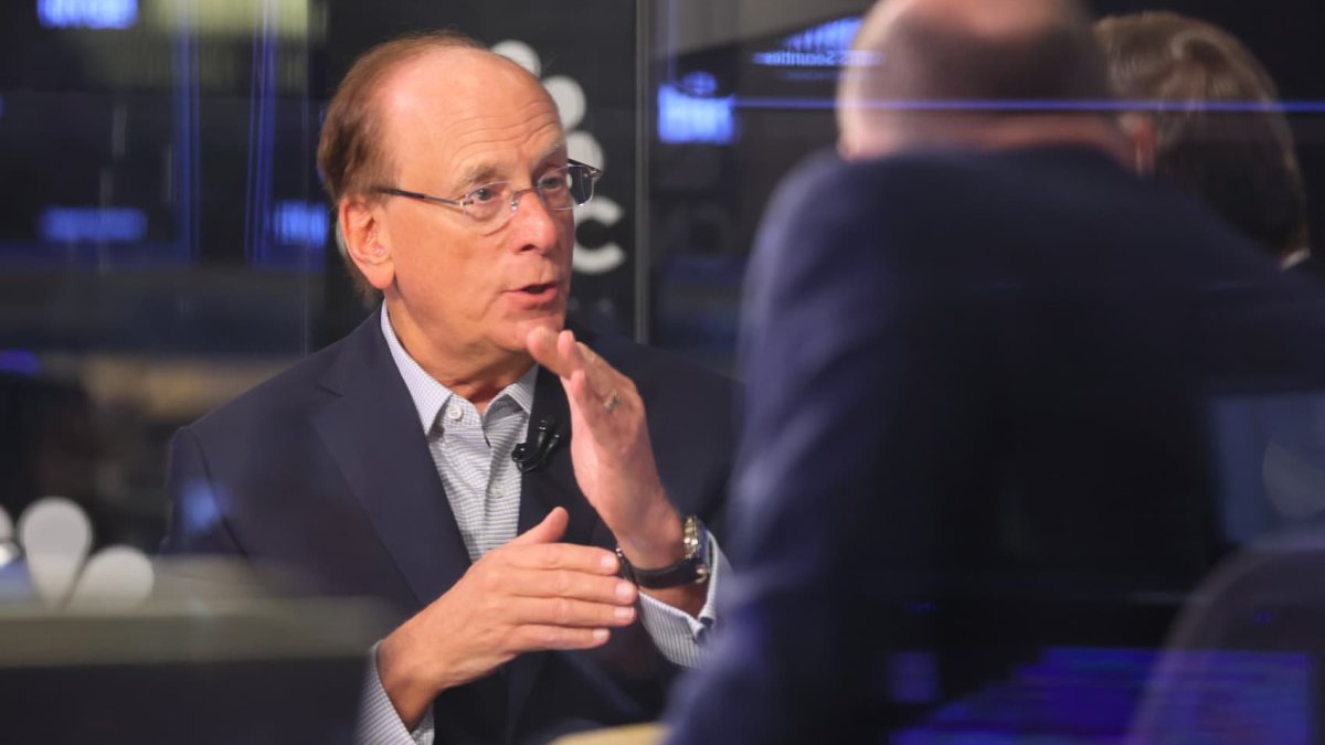 BlackRock’s Larry Fink says U.S. is very close to a recession and may ...