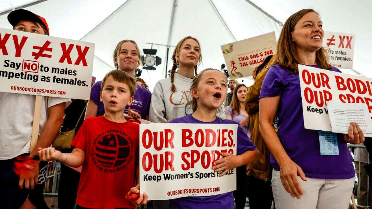 Trump creates Title IX investigation team to find trans athletes – NBC ...