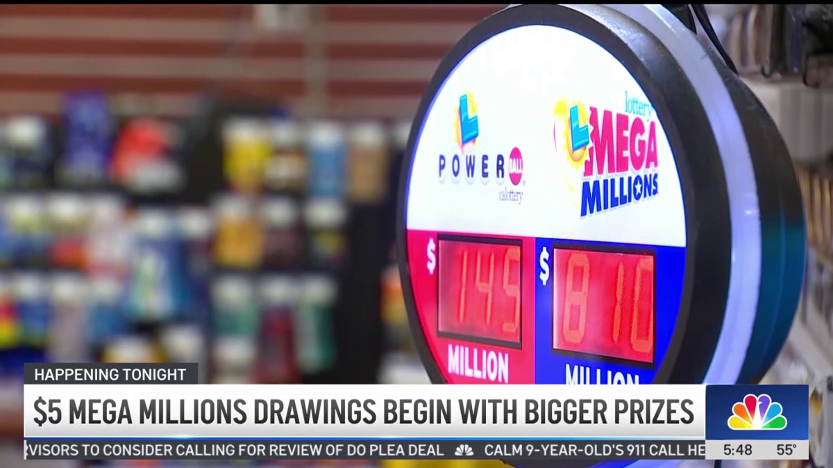 $5 Mega Millions drawings begin with bigger prizes – NBC Los Angeles