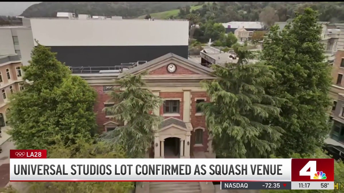 Universal Studios lot confirmed as squash venue for LA28 – NBC Los Angeles
