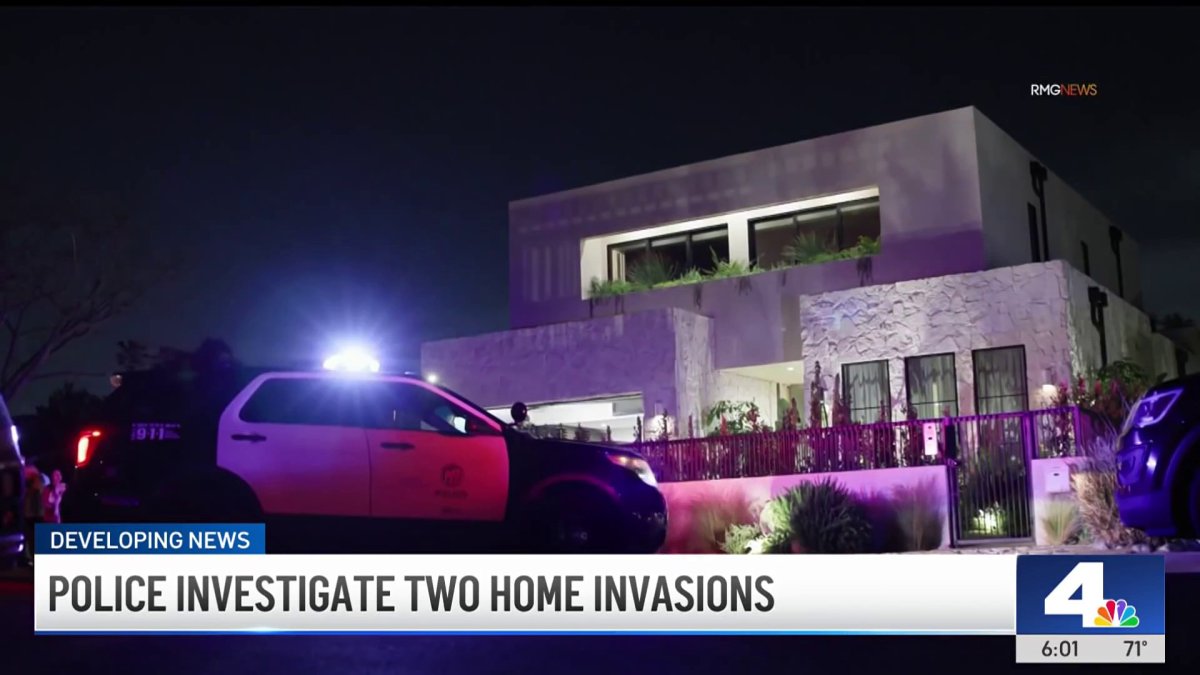 Police investigate pair of home invasions in LA County – NBC Los Angeles