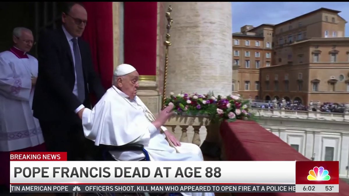 Pope Francis dead at age 88 – NBC Los Angeles