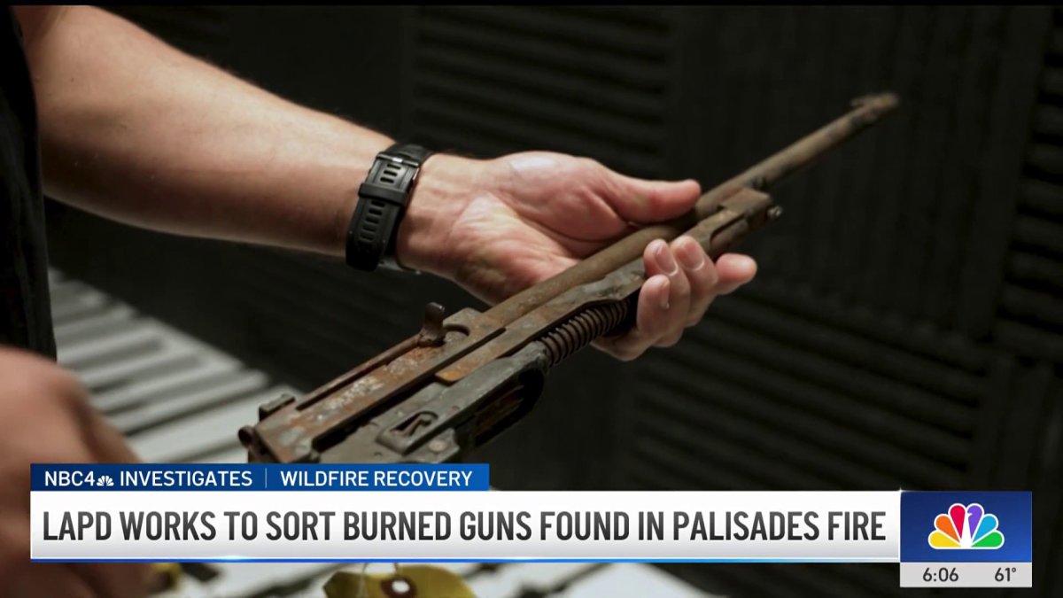 LAPD trying to find owners of guns destroyed in Palisades Fire – NBC ...
