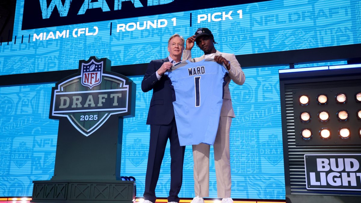 Titans select Miami QB Cam Ward with No. 1 pick of 2025 NFL Draft – NBC Los Angeles