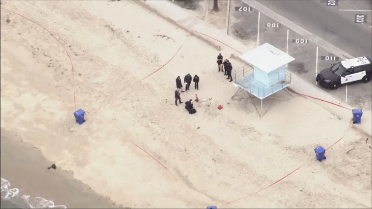 Police investigating possible human remains found in Long Beach sand ...
