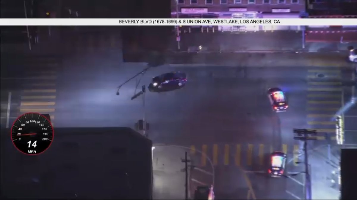 Police chase vehicle in LA County – NBC Los Angeles