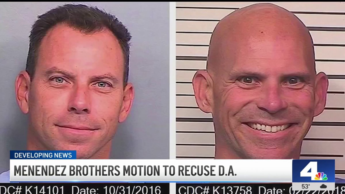 Menendez brothers motion to recuse LA DA Hochman – NBC Los Angeles