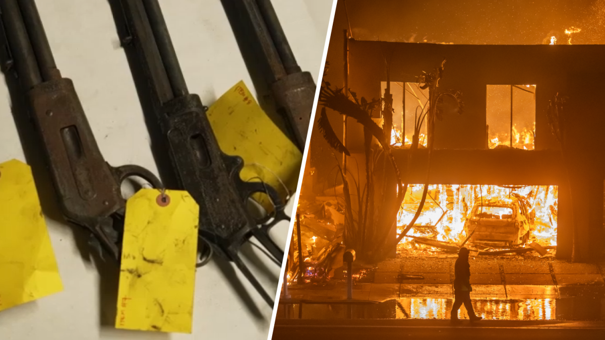 Destroyed guns found in burned homes of Pacific Palisades – NBC Los Angeles