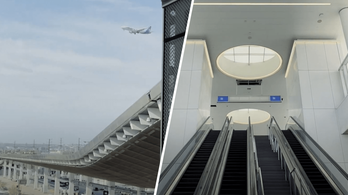 LAX Metro Transit Center station has an opening date – NBC Los Angeles