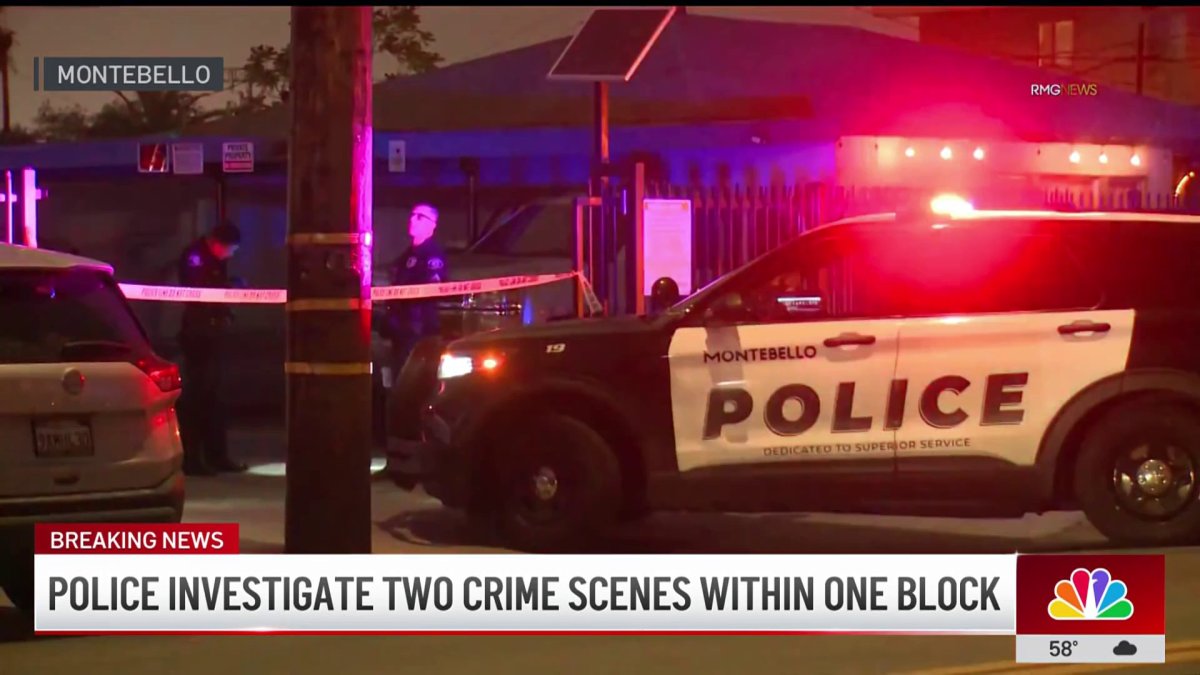 2 crime scenes within same Montebello block under investigation – NBC ...