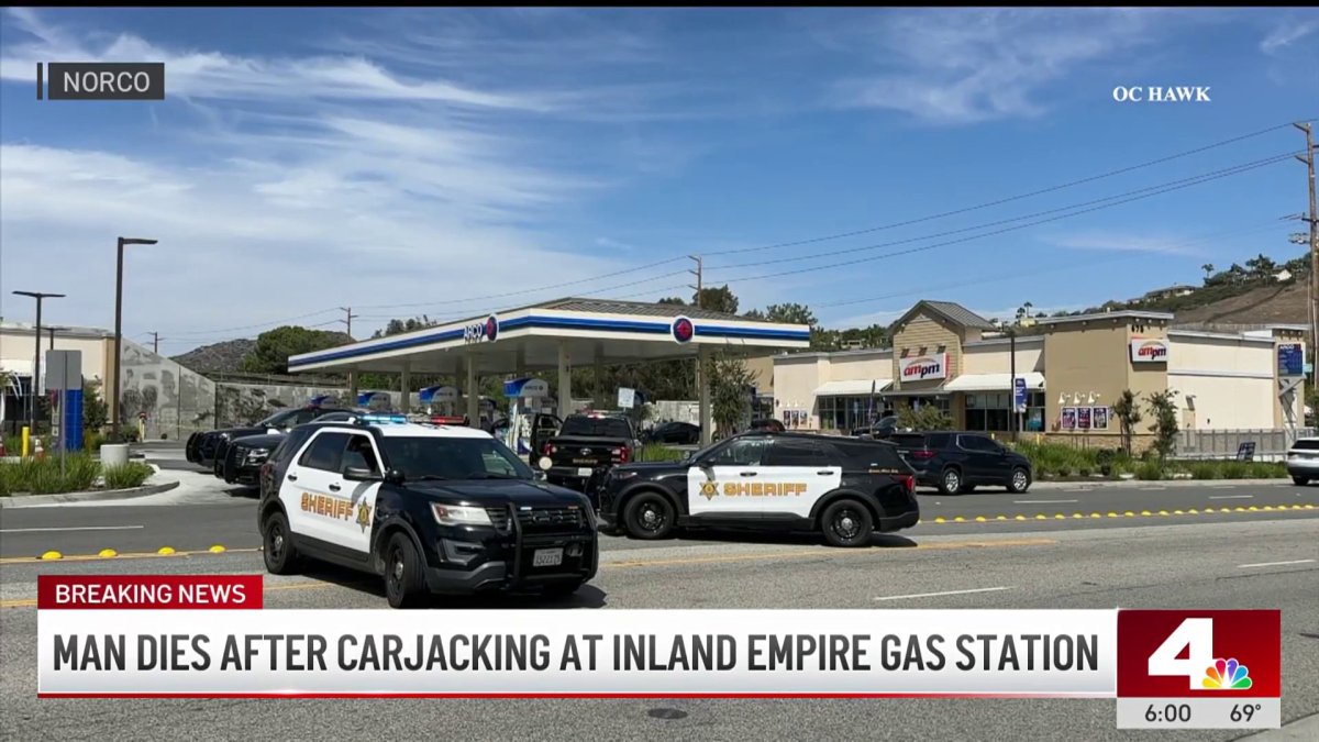 Elderly man killed following carjacking at Norco gas station – NBC Los ...