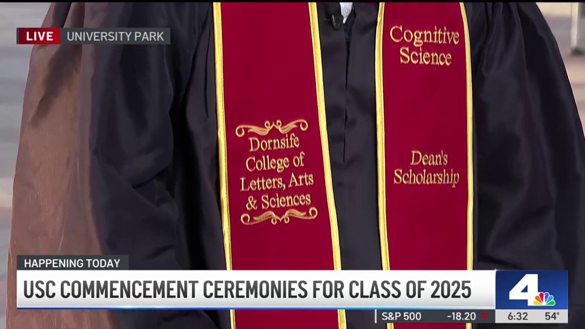 USC commencement ceremonies for class of 2025 – NBC Los Angeles