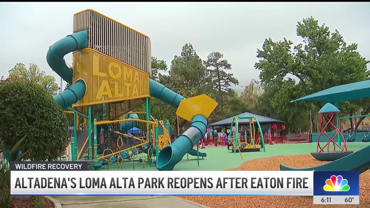 Altadena’s Loma Alta Park reopens after Eaton Fire – NBC Los Angeles