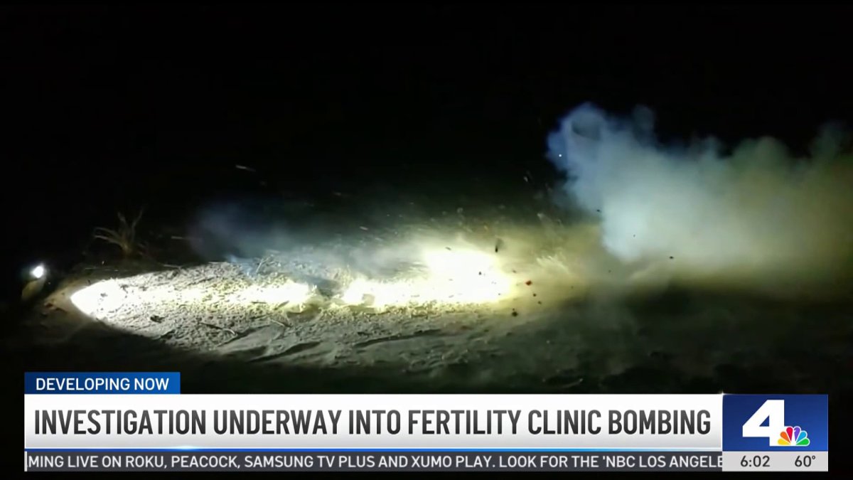 Investigation underway into fertility clinic bombing – NBC Los Angeles