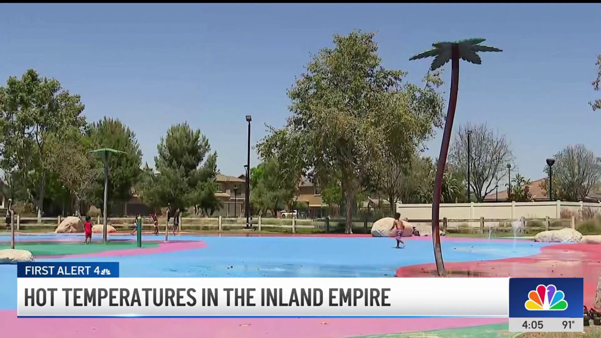 Families find ways to cool off as temperatures peak in the Inland ...