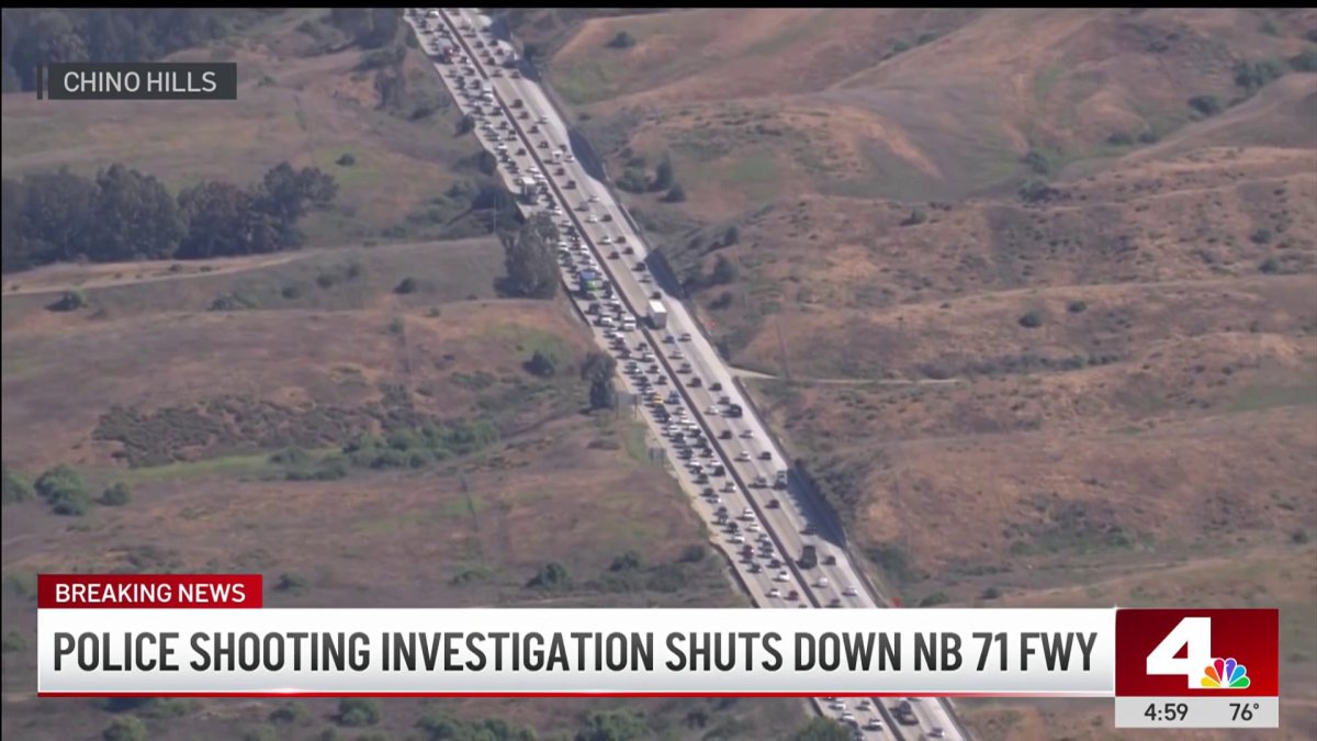 71 Freeway lanes in Chino Hills shut down after shooting – NBC Los Angeles