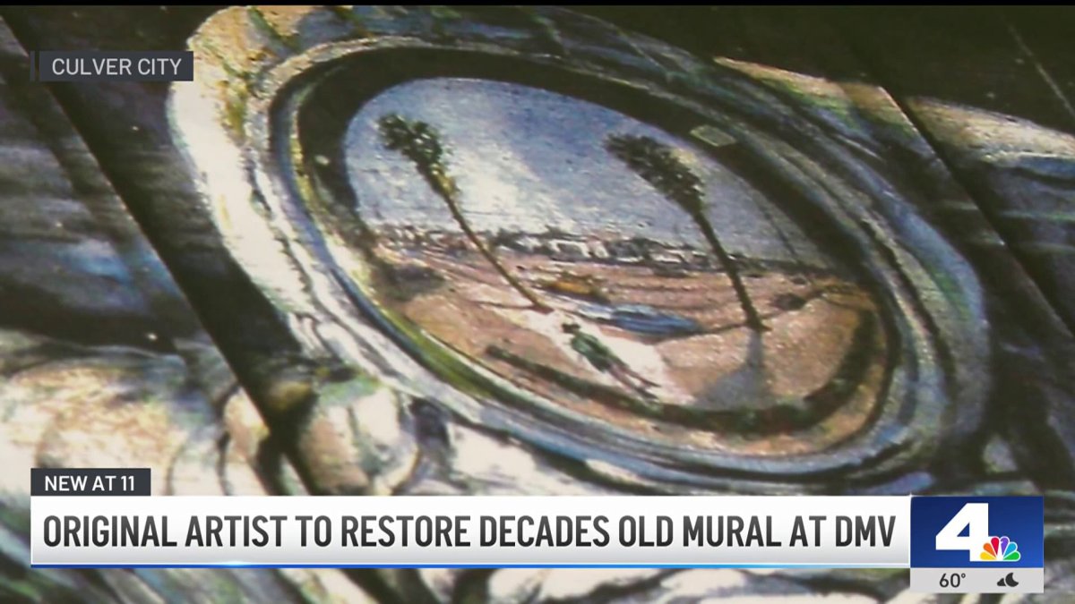 Original artist to restore decades-old mural at DMV – NBC Los Angeles